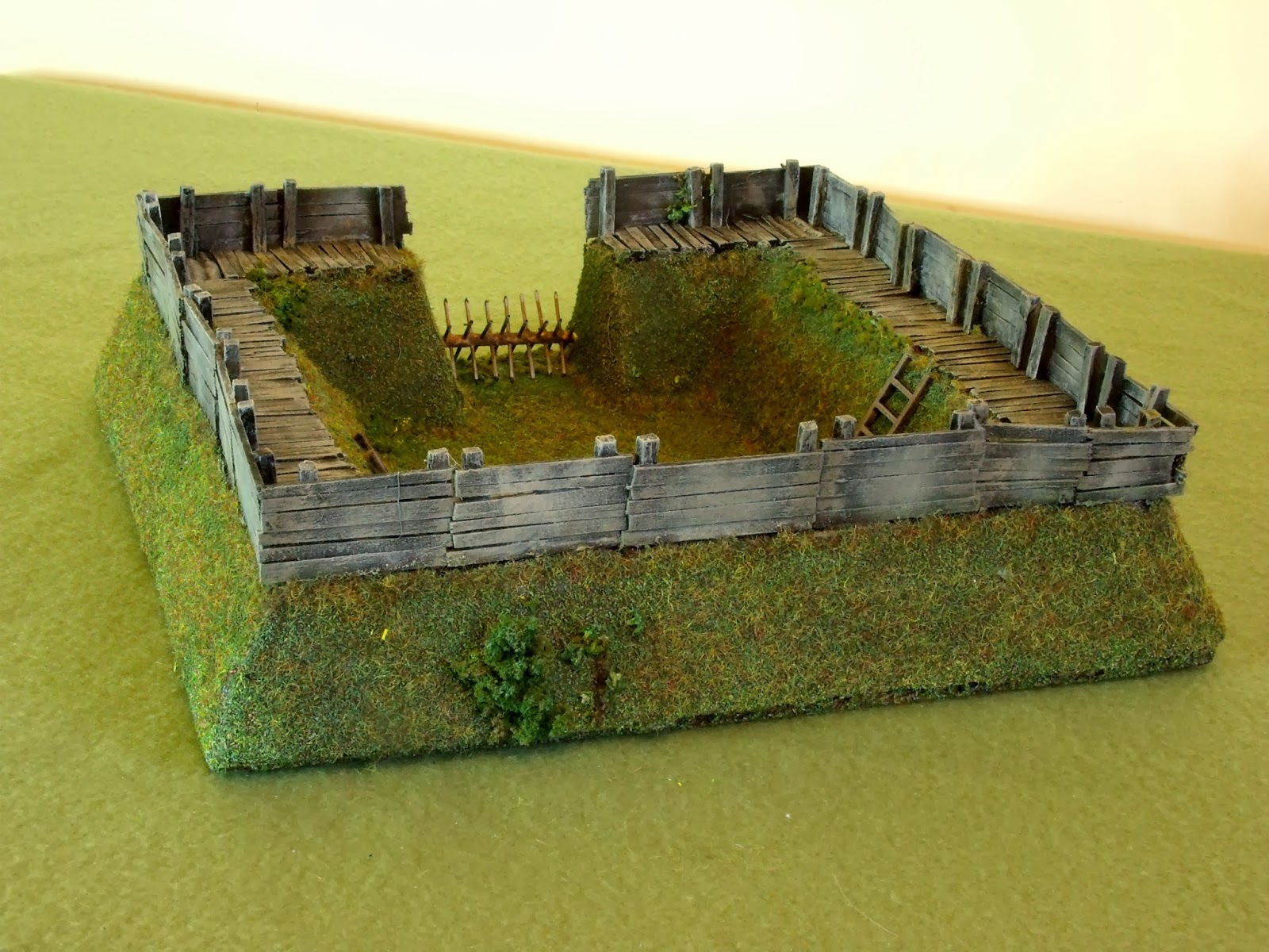 Mitch's Wargaming and Modelmaking: Fortlet - Walls for a Watchtower