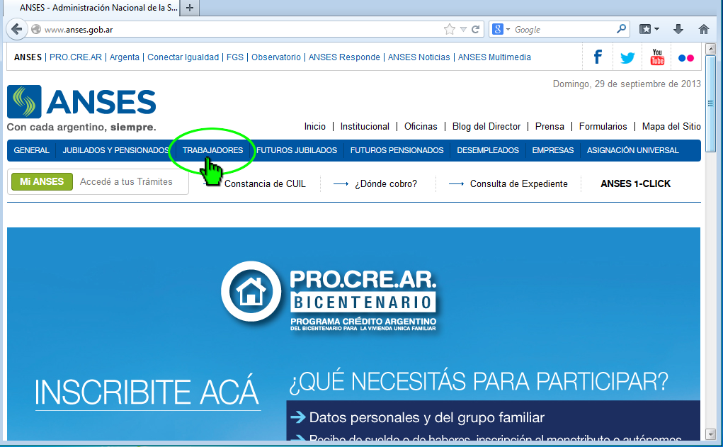 Consultas on-line: Ayuda Escolar Anual - Formulario PS.2.68