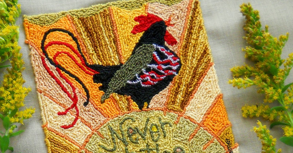 Michelle Palmer: Punch needle patterns~