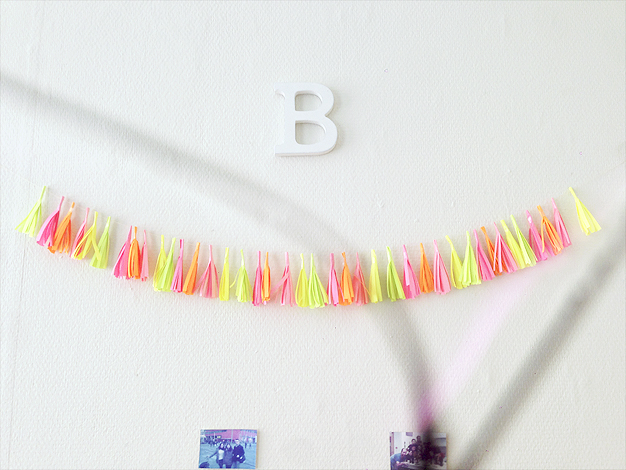 DIY Post-its garland | Love from Be