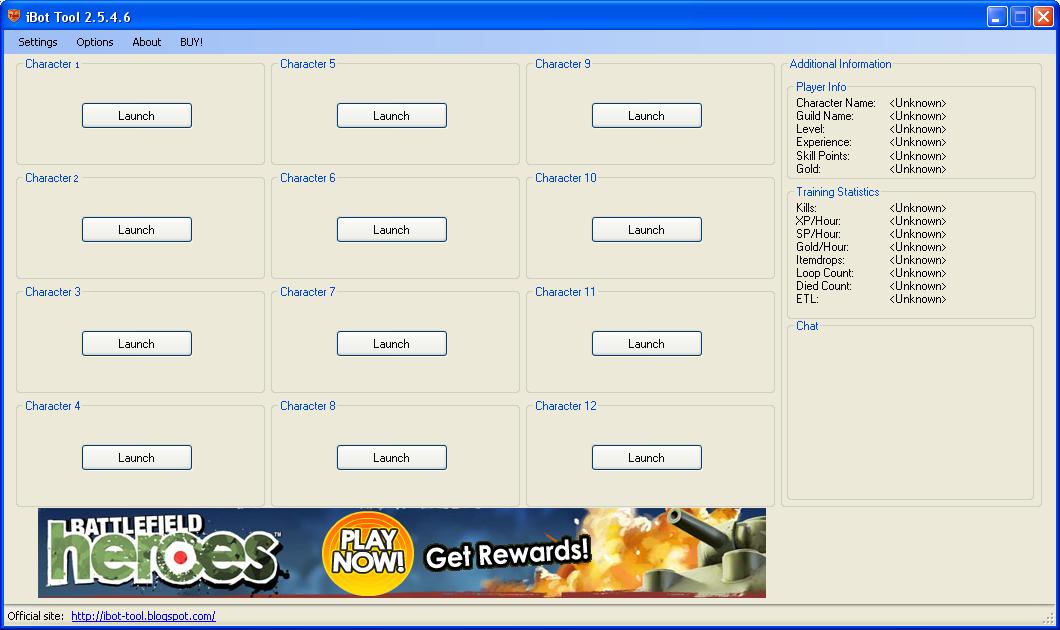 Nuestro Flow en Silkroad: Primeros Pasos: Instalar iBot Tool