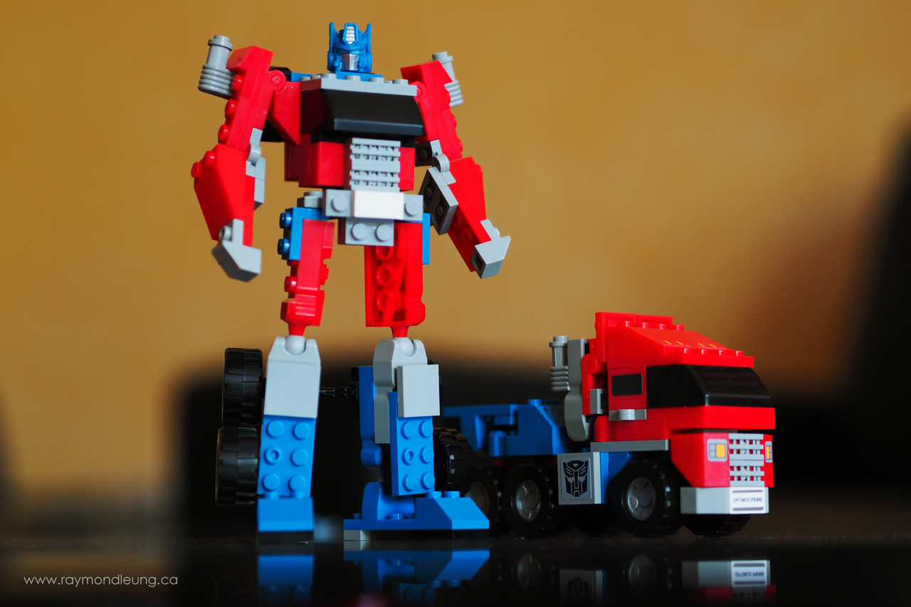 La Bricks & Hobby: Kre-O X Lego Optimus Prime (Small Scale Version)