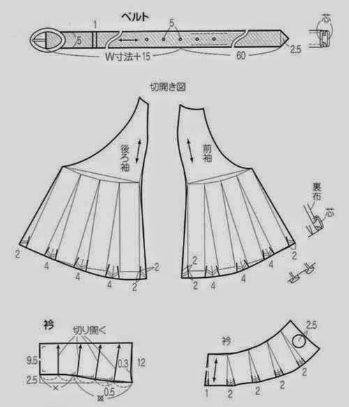 japon pattern coat - modelist kitapları