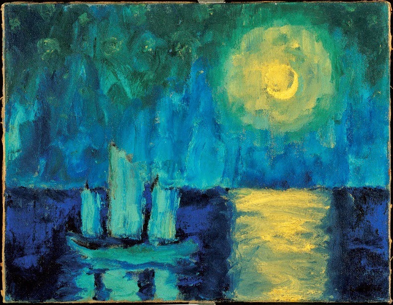 Art of the Day: Emil Nolde, Moonlit Night