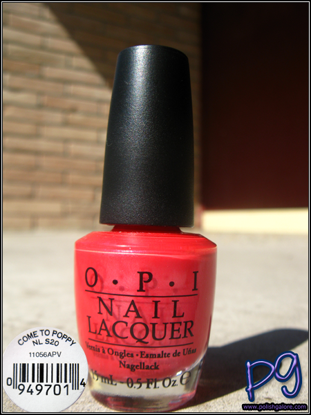 OPI Come to Poppy - Polish Galore