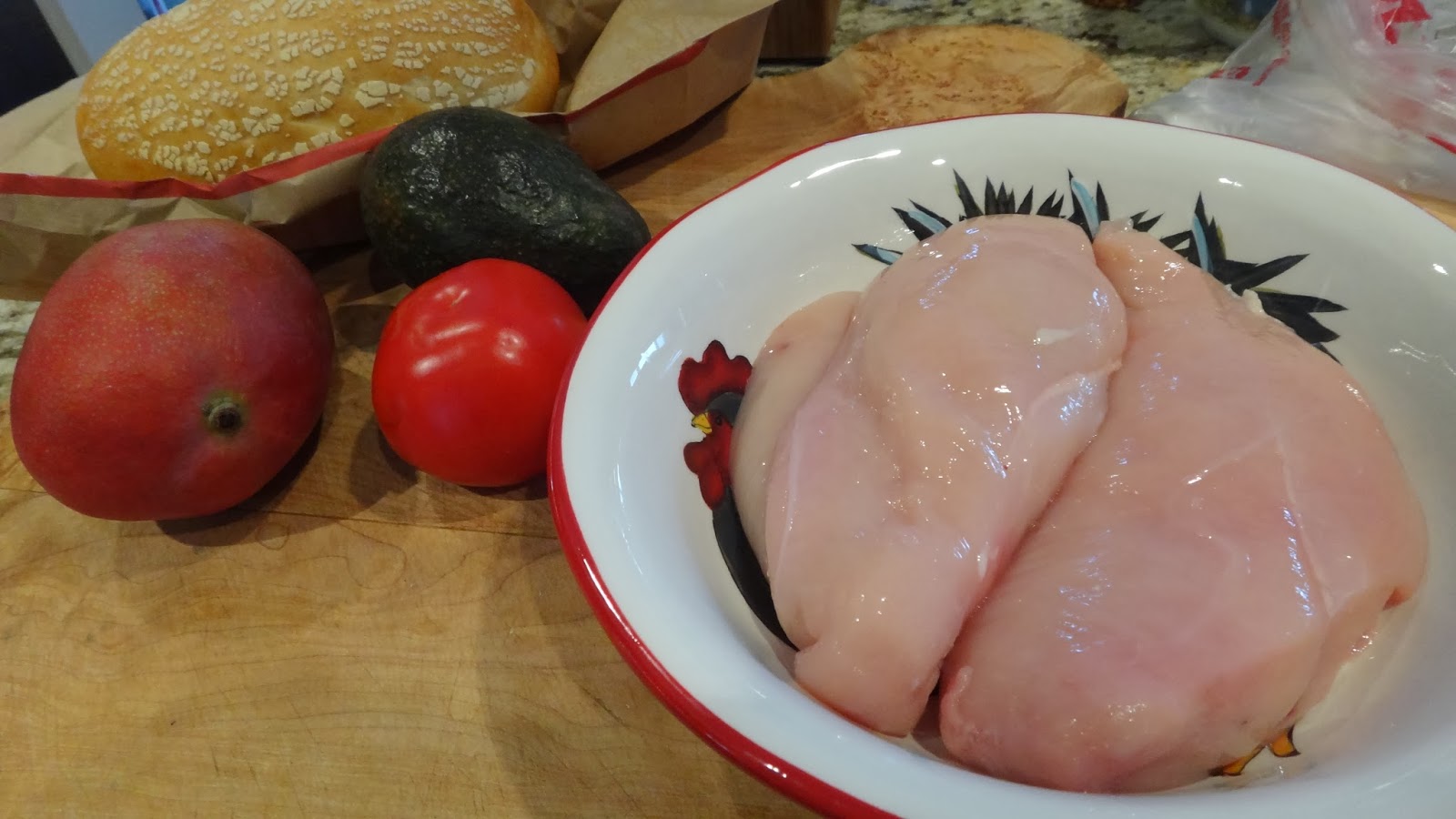 Grilled Chicken with Mango Salsa Sandwich « I WANT TO COOK THAT