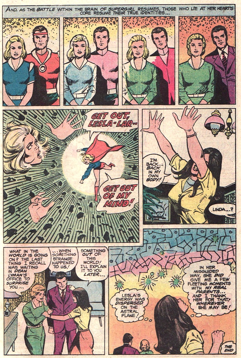 Supergirl Comic Box Commentary: Review: Superman Family #206 - Lesla Lar!