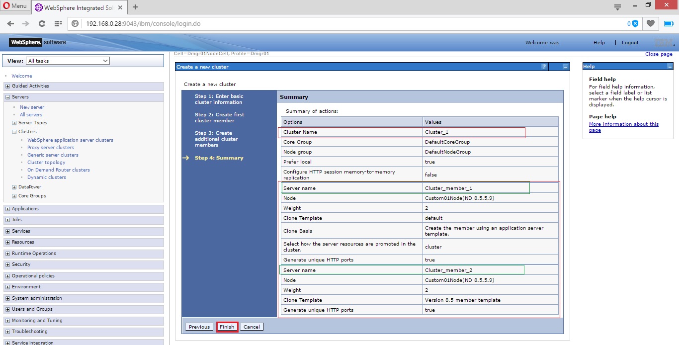 MiddlewareBox: Creating WebSphere® Application Server ND Cluster using ...