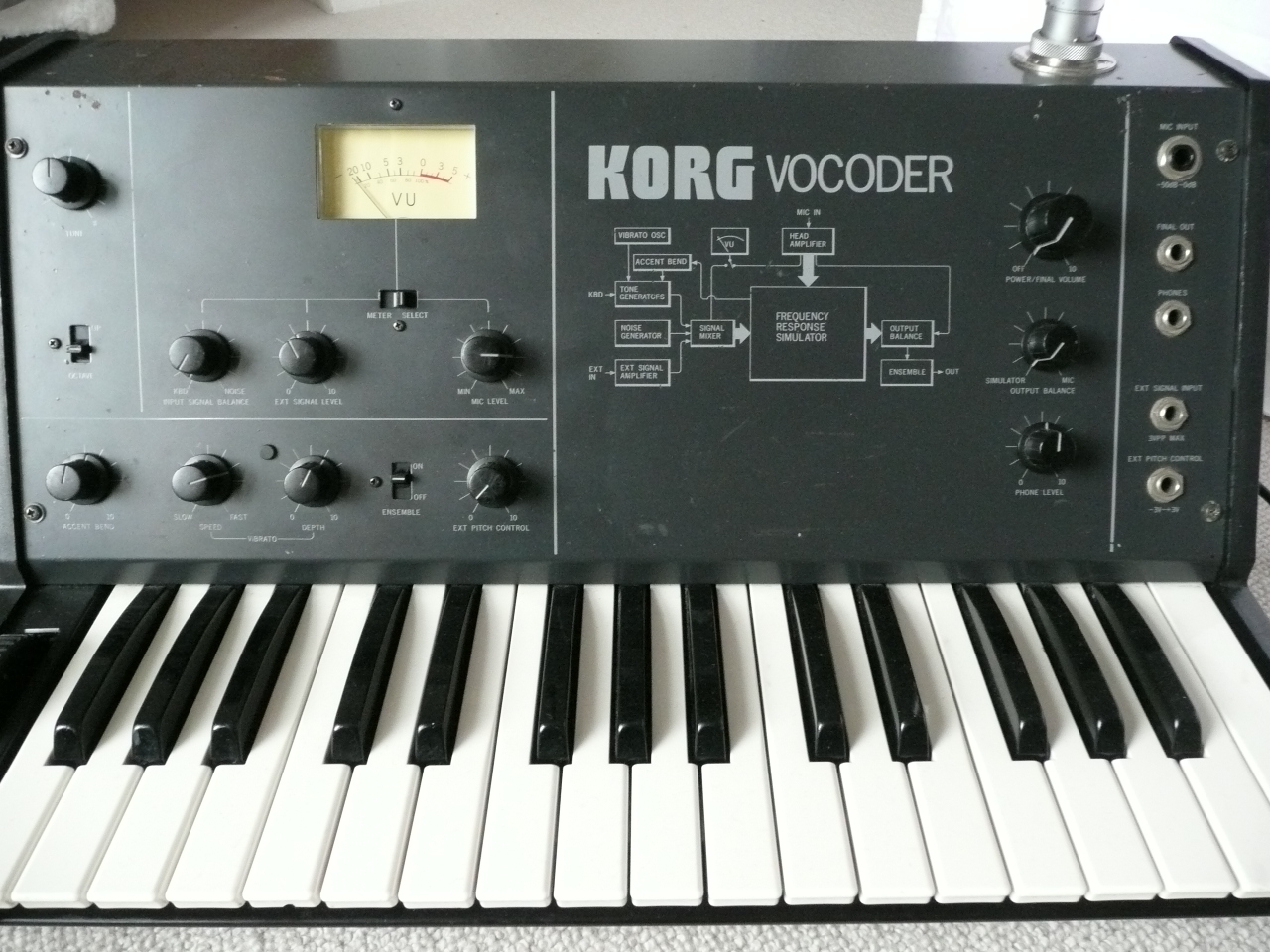 MATRIXSYNTH: KORG VC10 VINTAGE VOCODER SN
