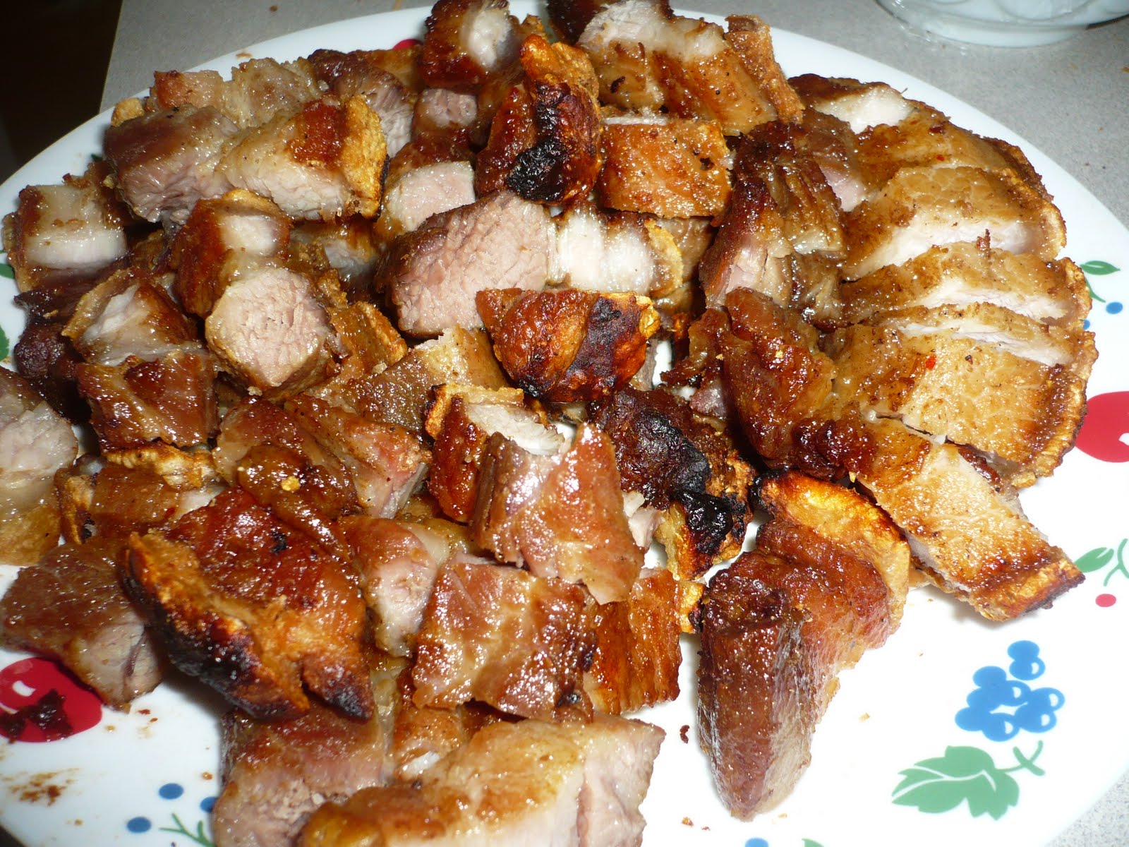 TrucVy-Zoe's Zone: Roasted Pork - Siew Yuk (烧肉)
