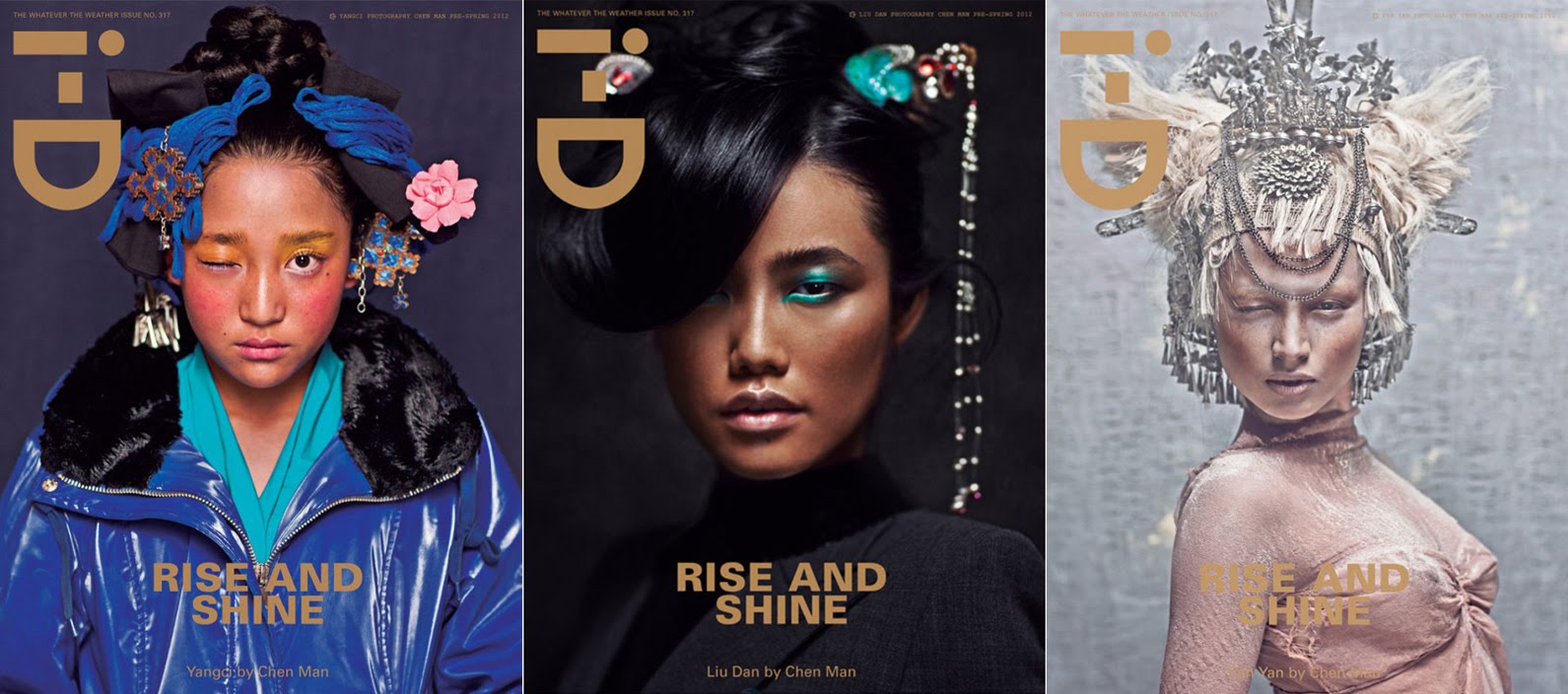 ARCTIC DELIGHT by halewijn BULCKAEN: Chen Man for i-D magazine