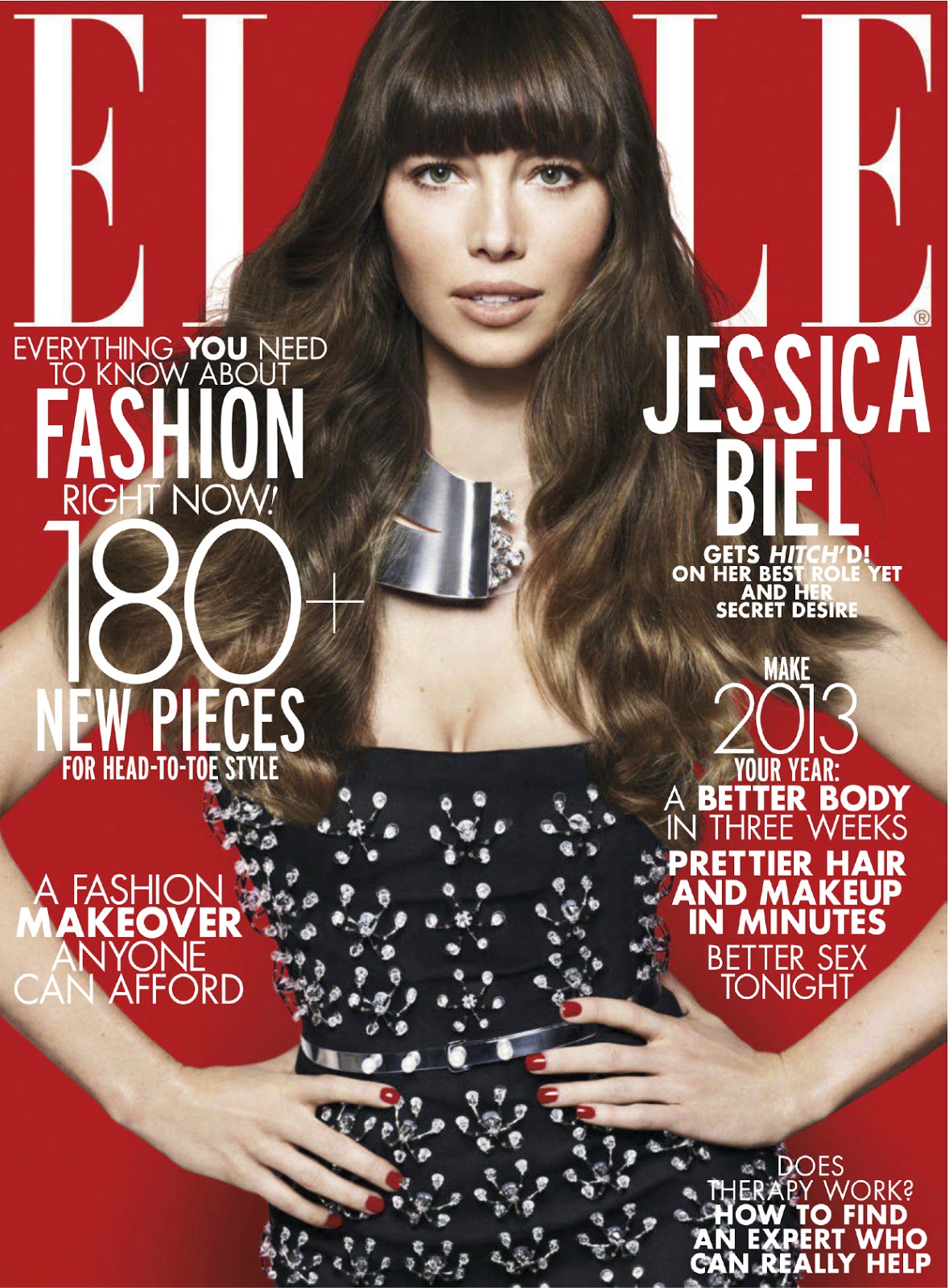 fantastic voyage: jessica biel by thomas whiteside for us elle january ...