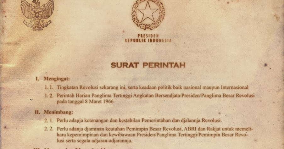 Presiden Soekarno dan Supersemar