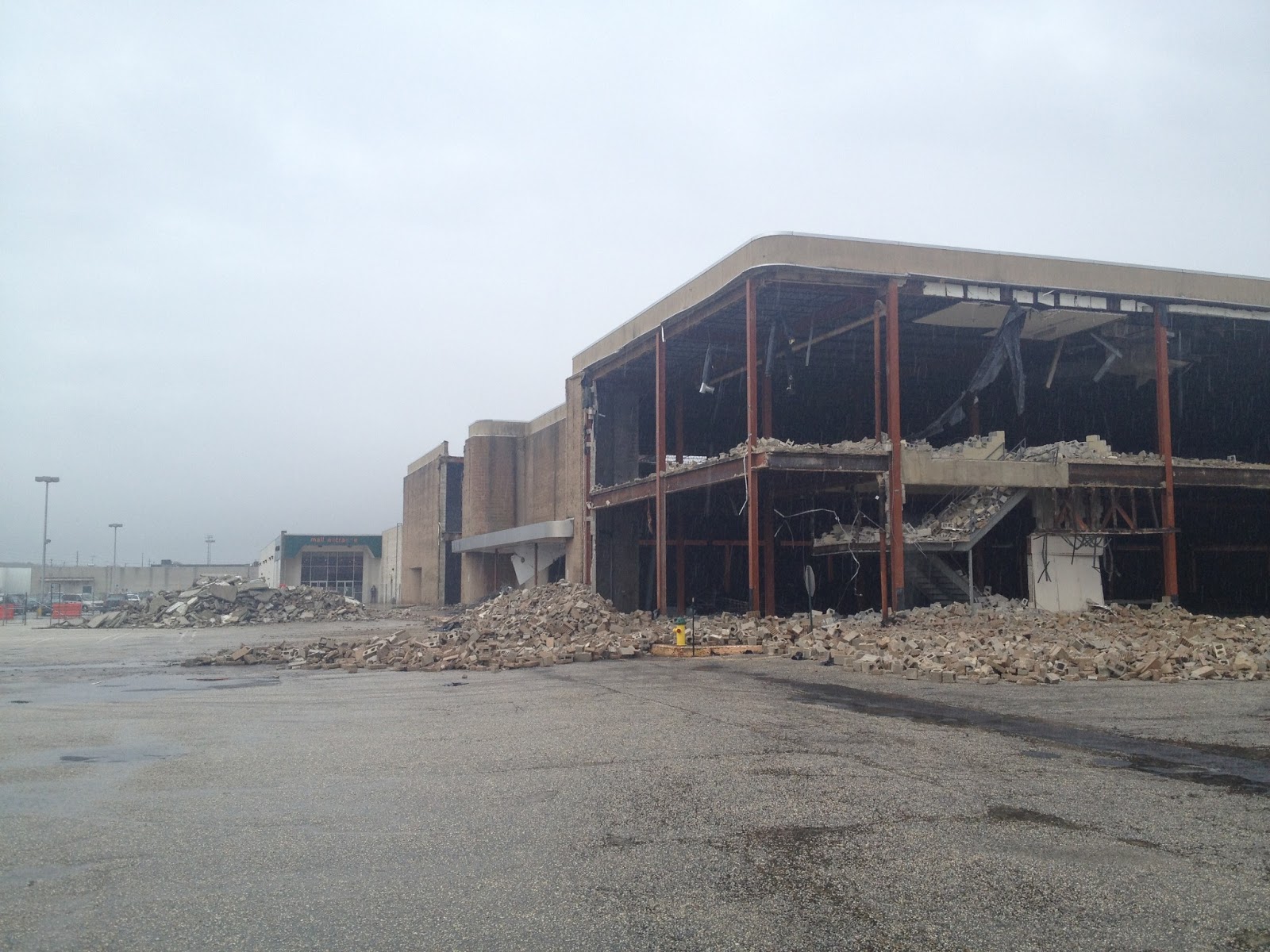 step off george: Shore Mall Demolition