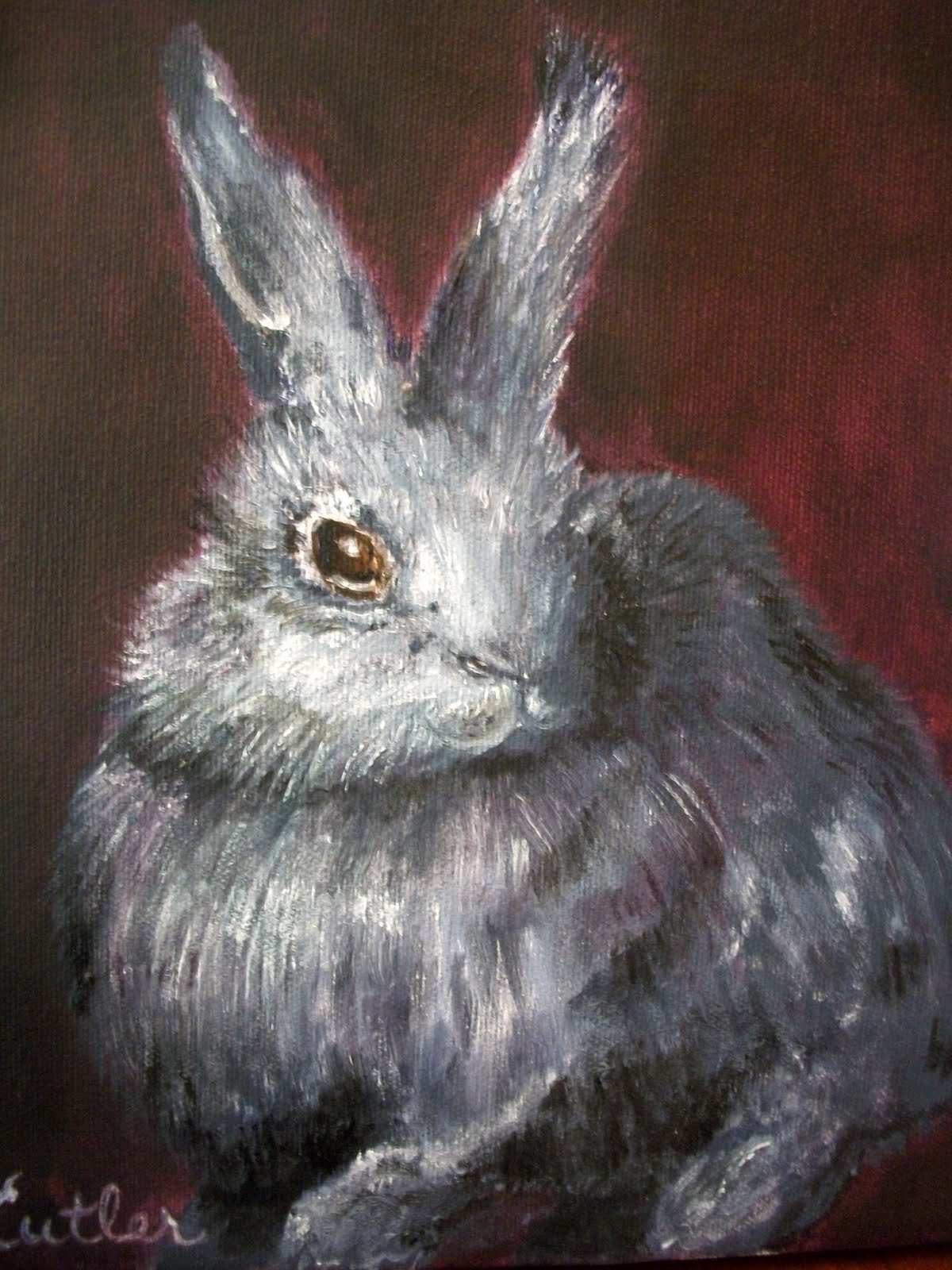 Paint by Josie: Rabbit Oil Painting