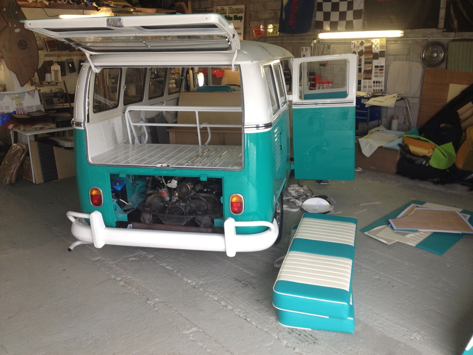 Colin Rouse Auto Trim Cornwall: Vw split screen complete re-trim