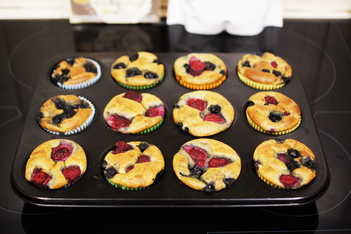 AJMISSINDEPENDENT: Muffinki z kazeina i maka kokosowa.