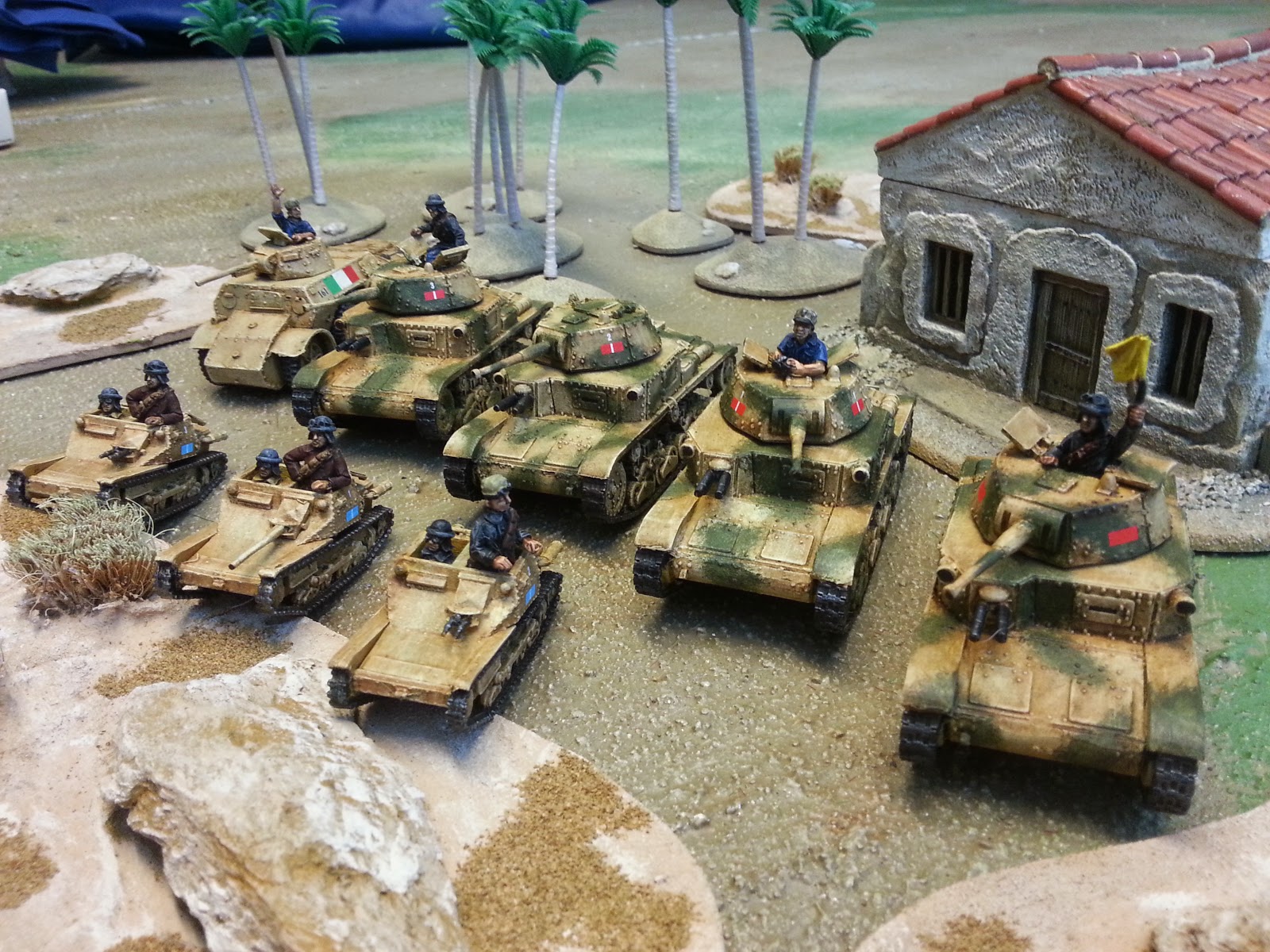 Yarkshire Gamer: New Unit - 28mm Desert Italian Armour