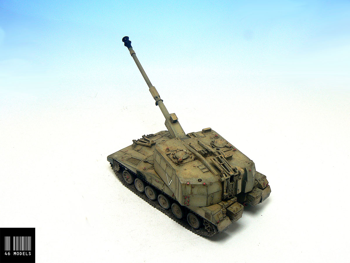 46 MODELS by Tomasz Bajer : Sholef 155 mm self-propelled howitzer 1/72