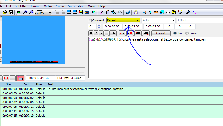 Tutorial Aegisub #1: Crear líneas y darles estilos ~ TCM