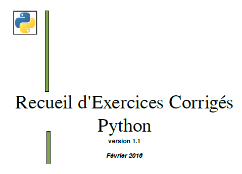 informatique CPGE cours et exercices d'informatique: Python exerice