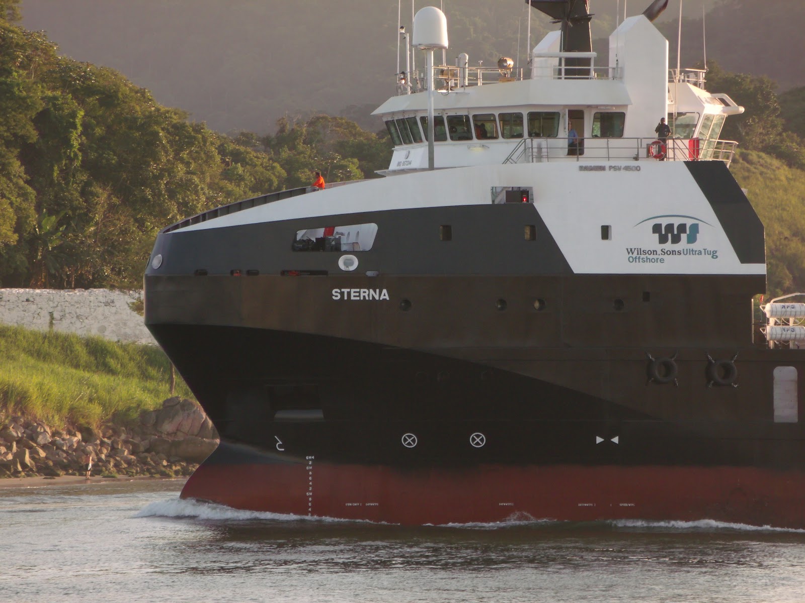 Navios de Santos & CIA: Navio STERNA (offshore da Wilson Sons)