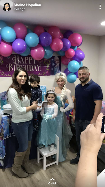Frozen 4th Birthday Party at Home