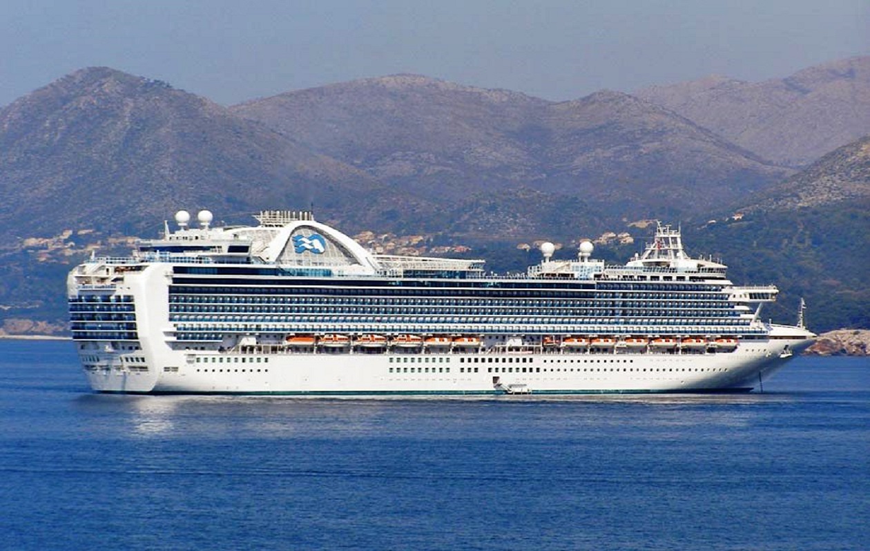 ☮ ΒΟΛΟΣ ΠΗΛΙΟ ΜΑΓΝΗΣΙΑ : ΤΟ ΚΡΟΥΑΖΙΕΡΟΠΛΟΙΟ ''Emerald Princess'' ΜΕ ...