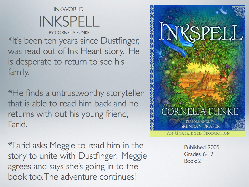 Young Adult Reading Machine: Inkspell by Cornelia Funke
