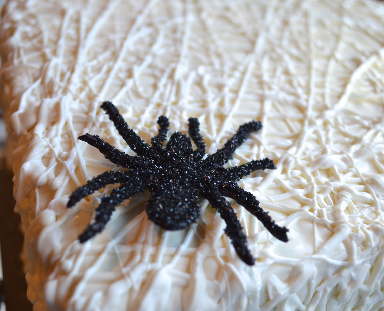 Once Upon A Pedestal: Surprise Inside Spider Cake