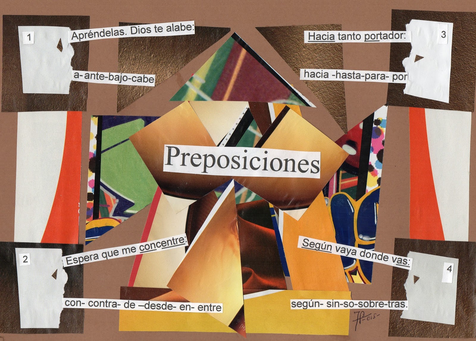 LAS COSAS DE ISIDRO BARCALA: PREPOSICIONES EN LA CLASE DE PAPEL