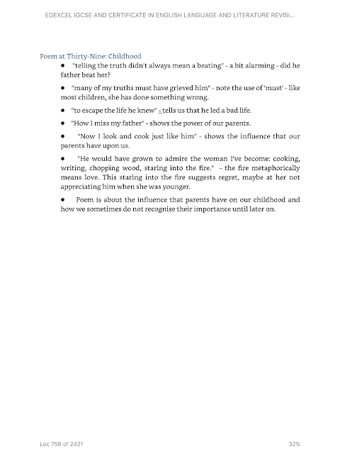 St Mary's Unseen Poetry Revision: Poem at Thirty-Nine - Alice Walker