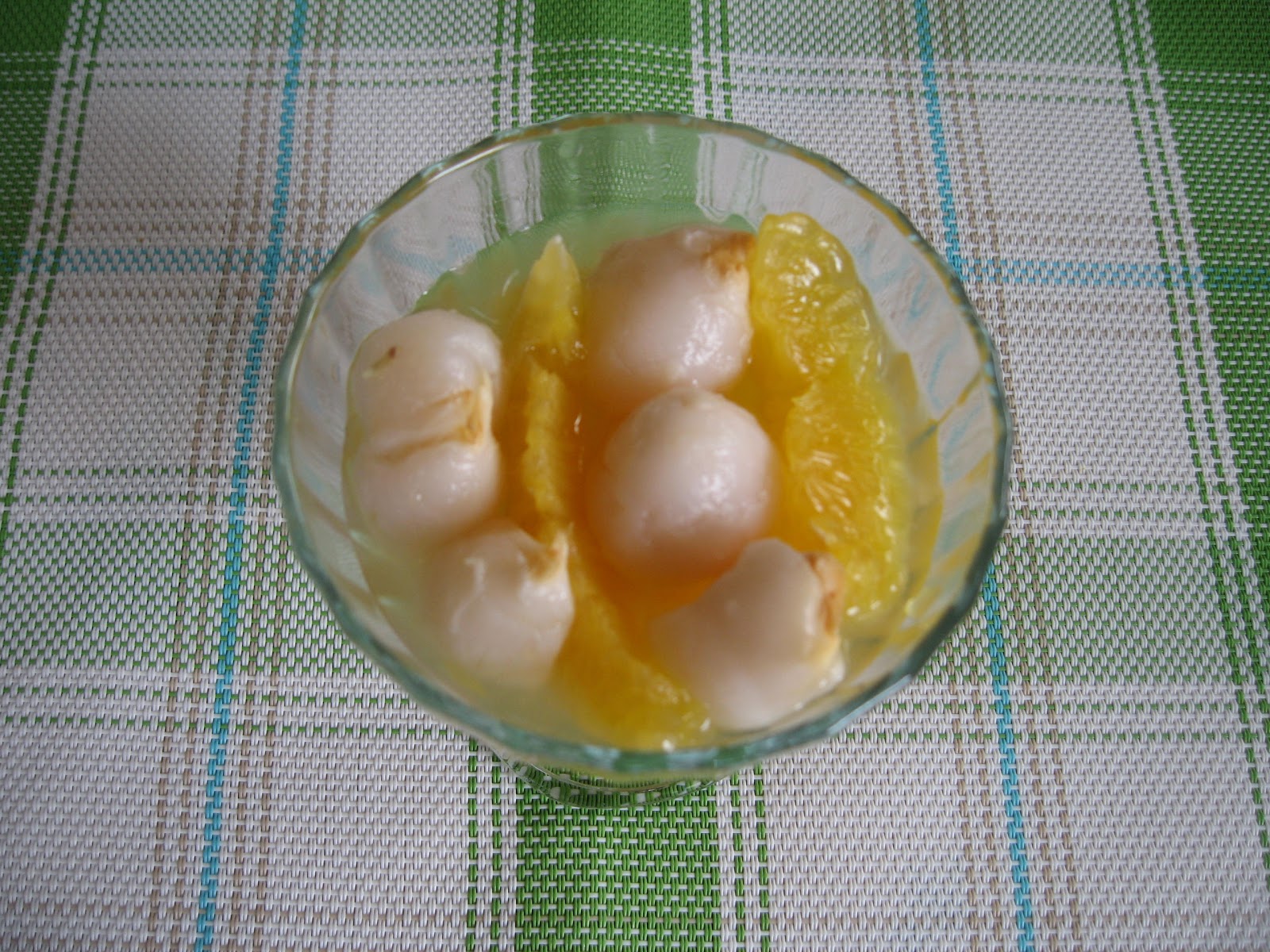 Sumptuous Flavours: Chilled Orange & Lychees