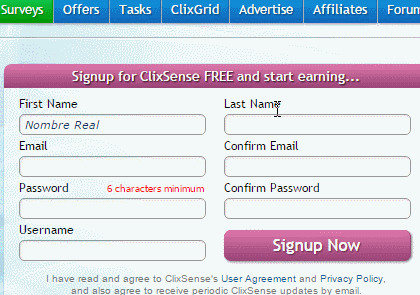 (Video) Como registrarse en Clixsense paso a paso 2016 ~ CLIXSENSE PAYMENTS