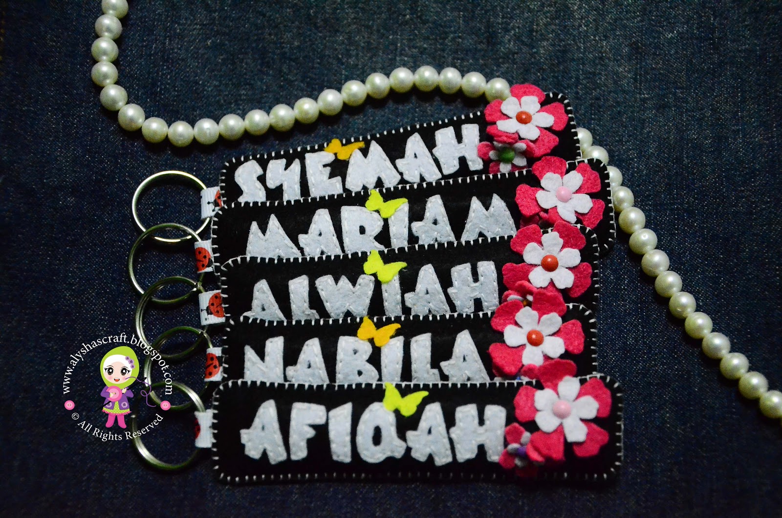 Personal keychain | Alysha's Craft