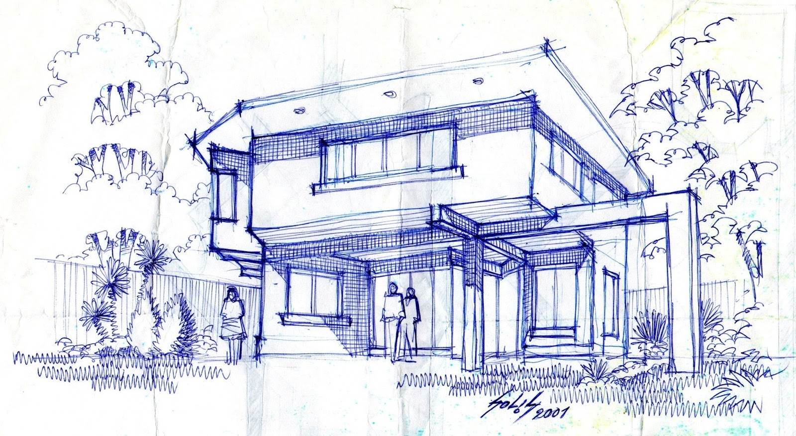 IlustracionesCroquizador7 : Bosquejos arquitectónicos con bolígrafo ...