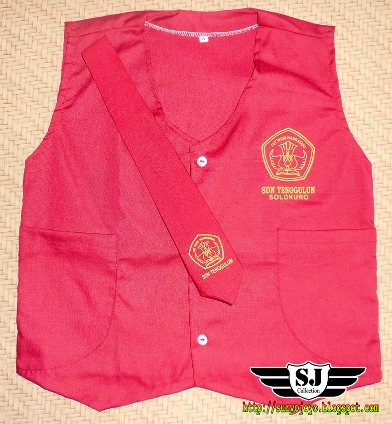 " SURYO JOYO " konveksi & sablon: ROMPI SD dg tali belakang