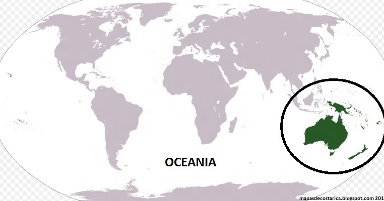 MAPAS DE: OCEANIA