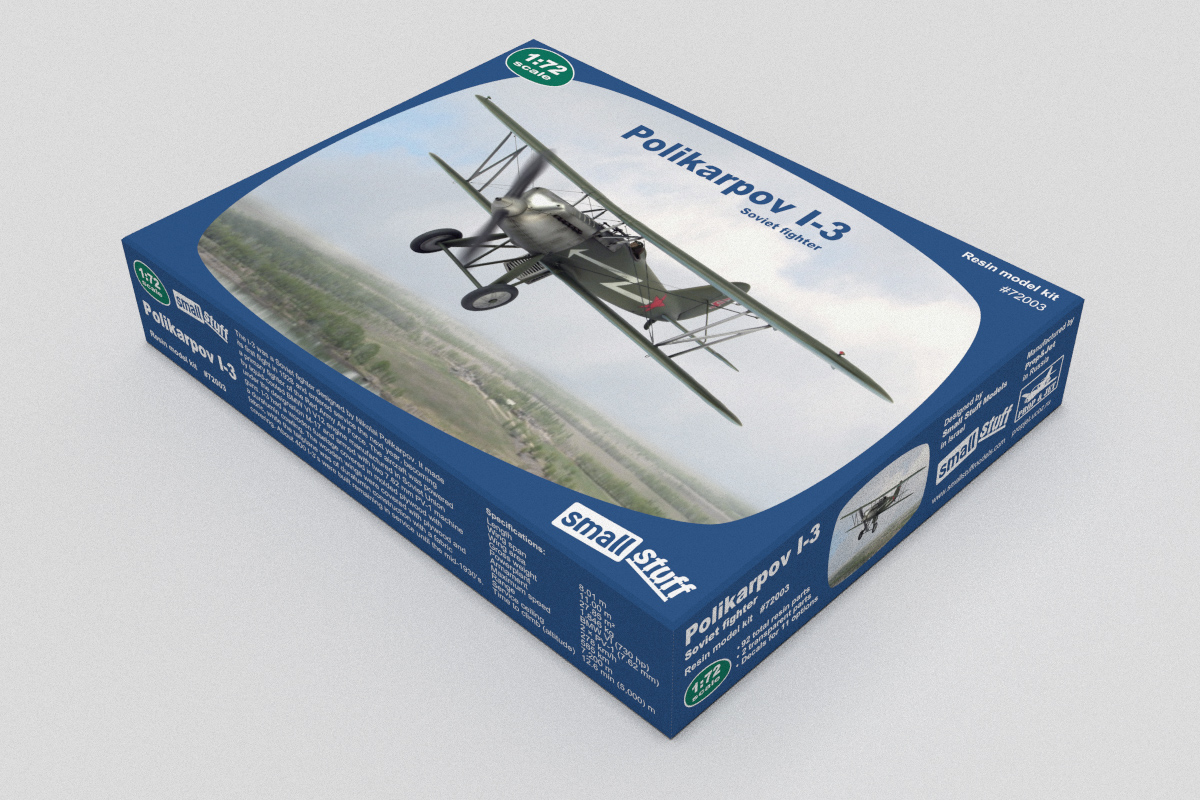 Small Stuff Models: 1/72 Polikarpov I-3 Update - Box, Instructions, Decals