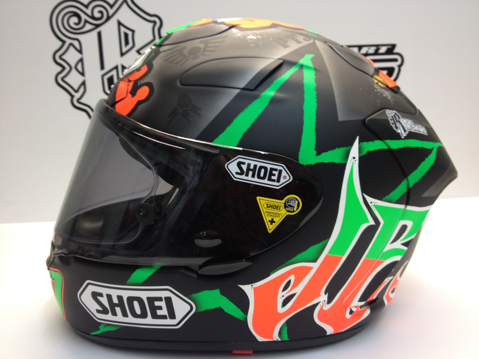 Racing Helmets Garage: Shoei X-Spirit II M.Jessopp 2013 by Rage Designs