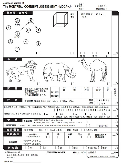 松下 ER ランチ・カンファレンス: MoCA-J