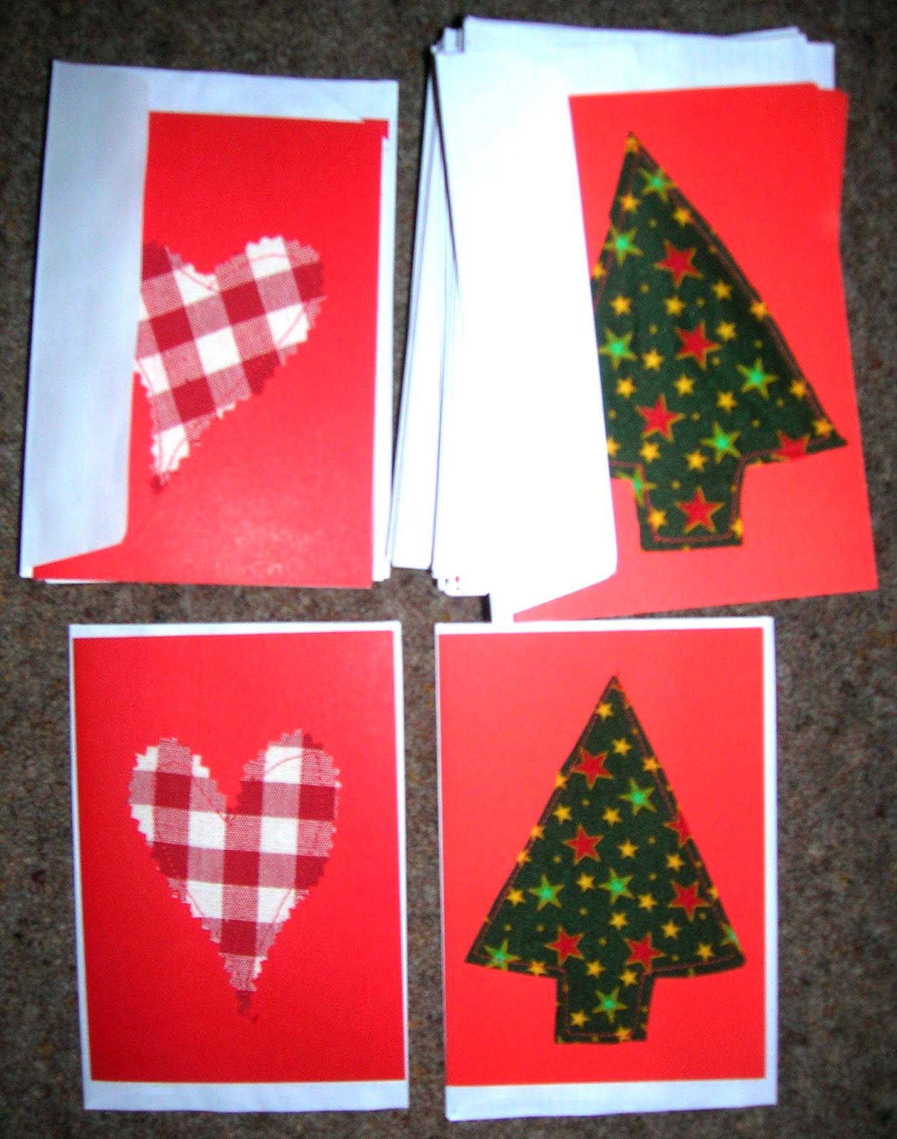 Sew Ruthie Style: Machine stitched Christmas Cards