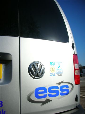The Green I Signs Blog: ESS Volkswagen Caddy Signwriting by Green I ...