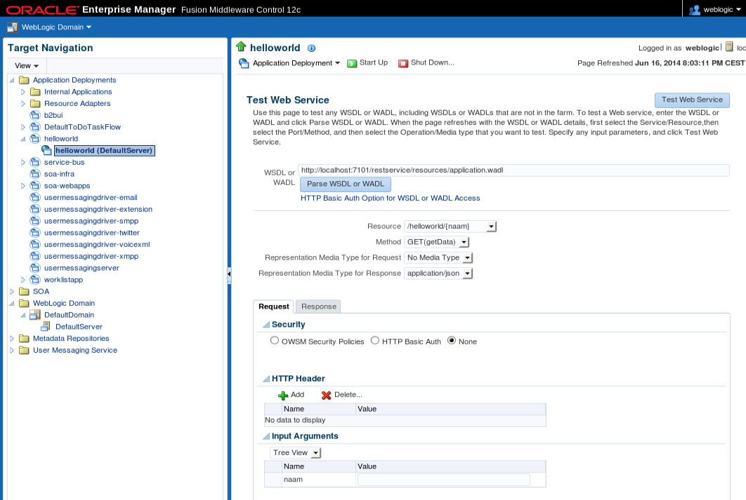 Oracle SOA / Java blog: SOA Suite 12c: RESTAdapter: Exposing and ...