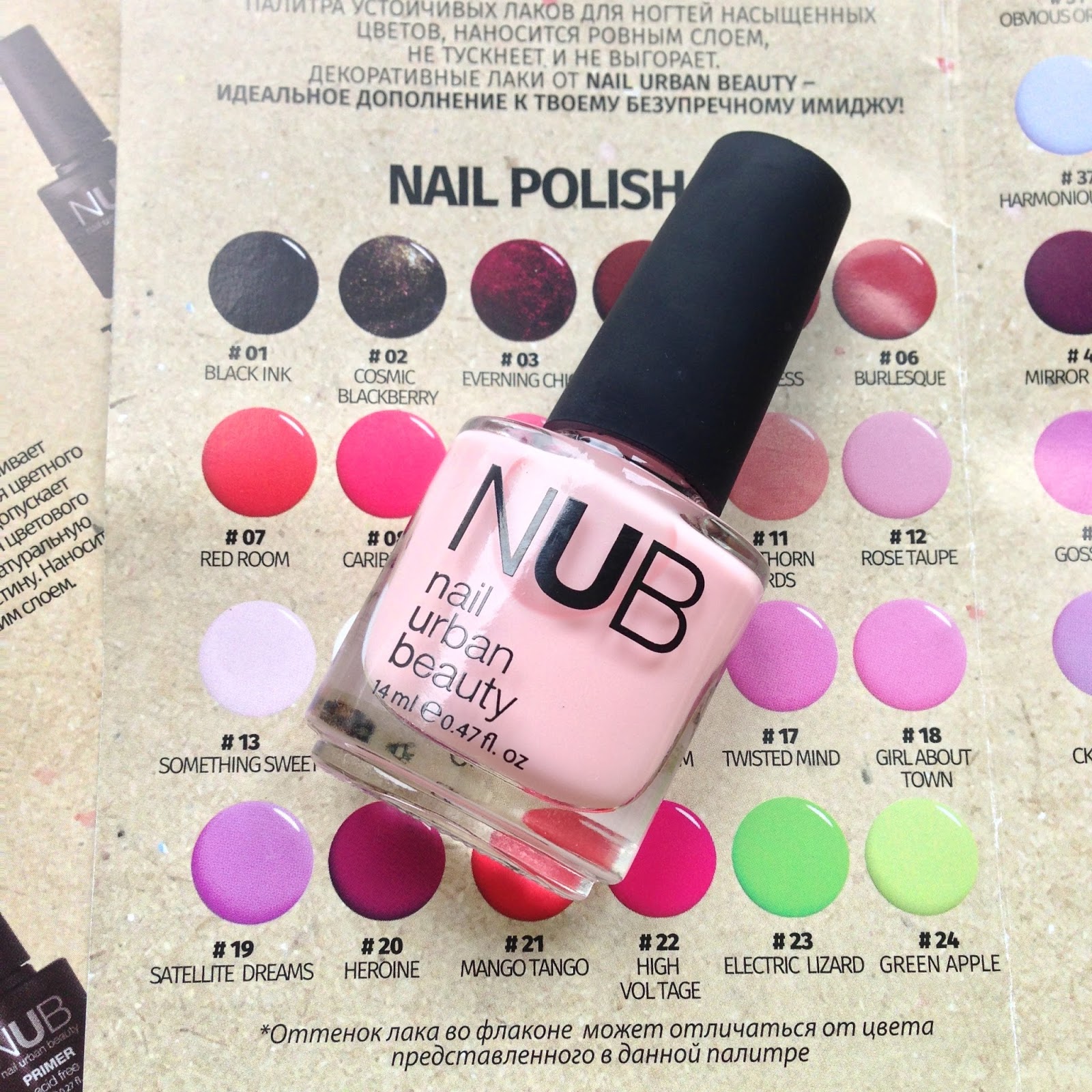 Sunny Eri: New nail colors and treatment from NUB
