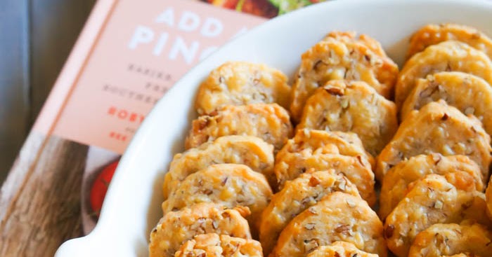 Southern Cheese Crackers + Add a Pinch Cookbook | Bake at 350°