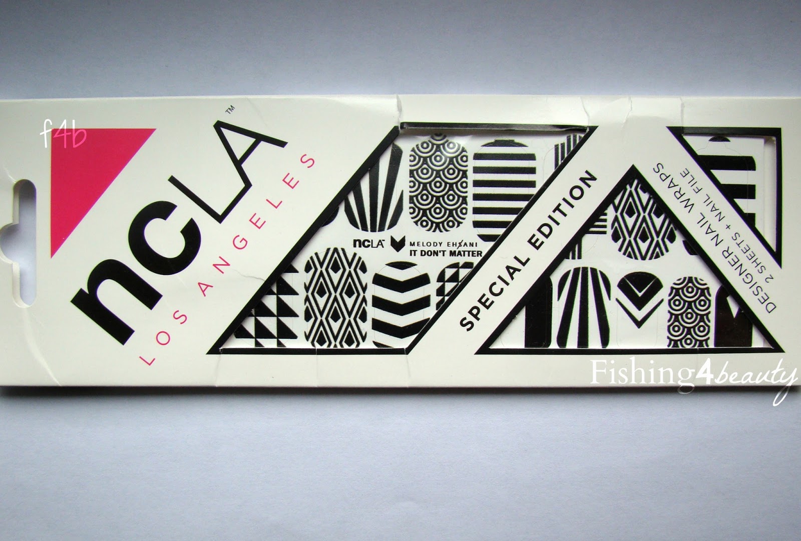 Fishing4Beauty: NCLA Nail Wraps in It Don't Matter (& a brief tutorial)