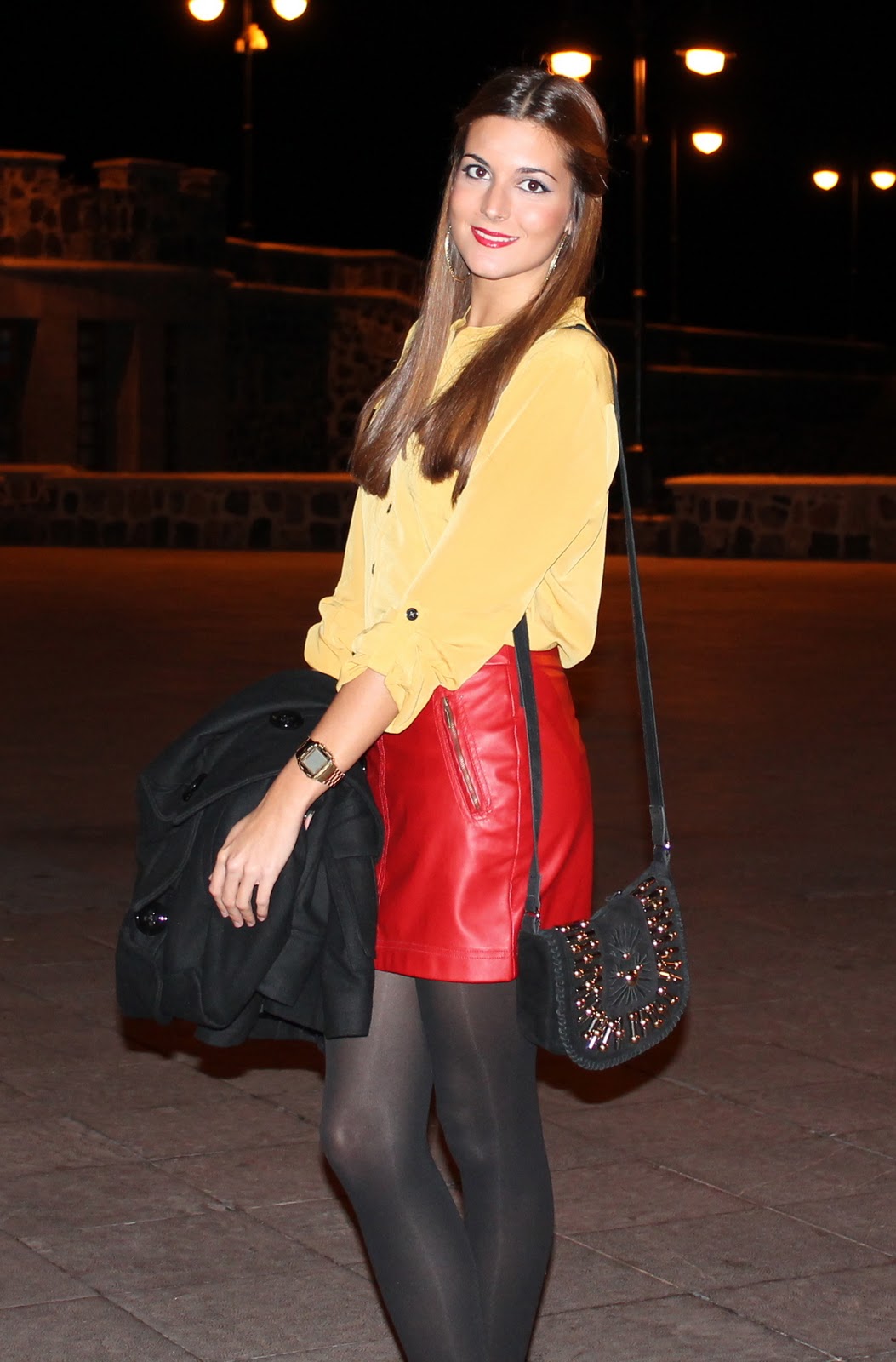 Marilyn's Closet - FASHION BLOG: Red and Mustard
