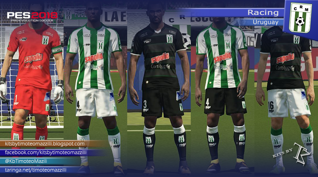 Kits by timoteomazzilli: Kits Racing (Uruguay) PES2018