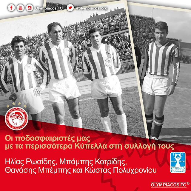ΟΛΥΜΠΙΑΚΟΣ: ΜΕ ΜΙΑ ΕΙΚΟΝΑ ΑΠΟ ΤΗΝ ΠΑΕ... ΟΙ ΠΟΔΟΣΦΑΙΡΙΣΤΕΣ ΤΟΥ ...